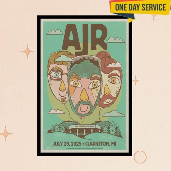 Poster126 | Art | Ajr July 29 225 Clarkston Mi Poster | Poshmark